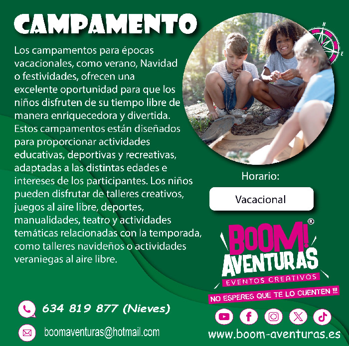 Campamento :: Boom! Aventuras